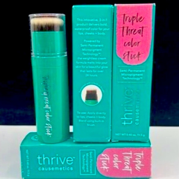 thrive causmetics | Makeup | Thrive Causemetics Triple Threat Color ...